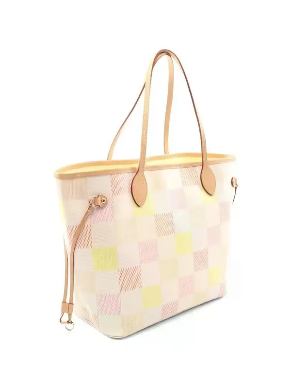 LOUIS VUITTON 2021 Neverfull Mm Tote Bag - Neutrals