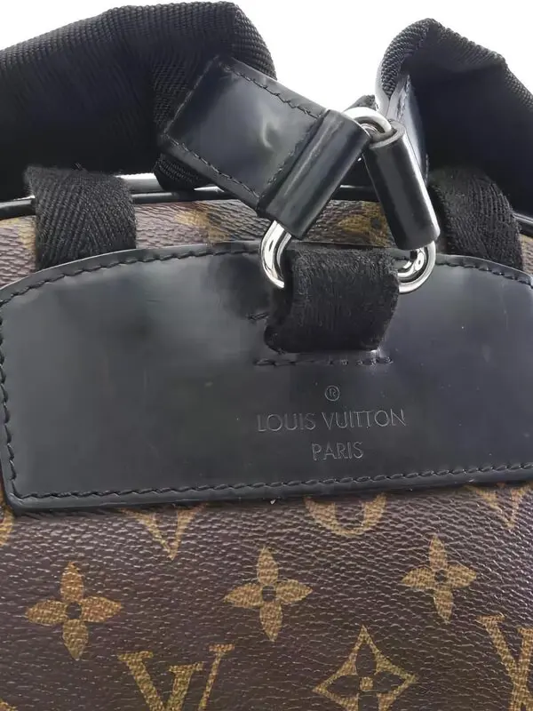 LOUIS VUITTON 2017 Josh Monogram Macassar Backpack - Brown