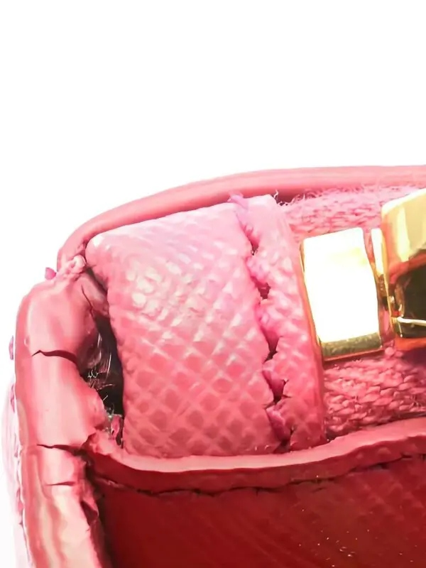 Prada 2000s Galleria Leather Tote Bag - Pink
