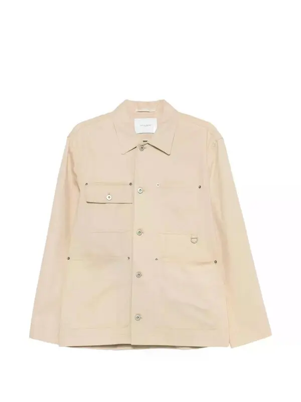 PAOLO PECORA Buttoned Pocket Overshirt - Neutrals