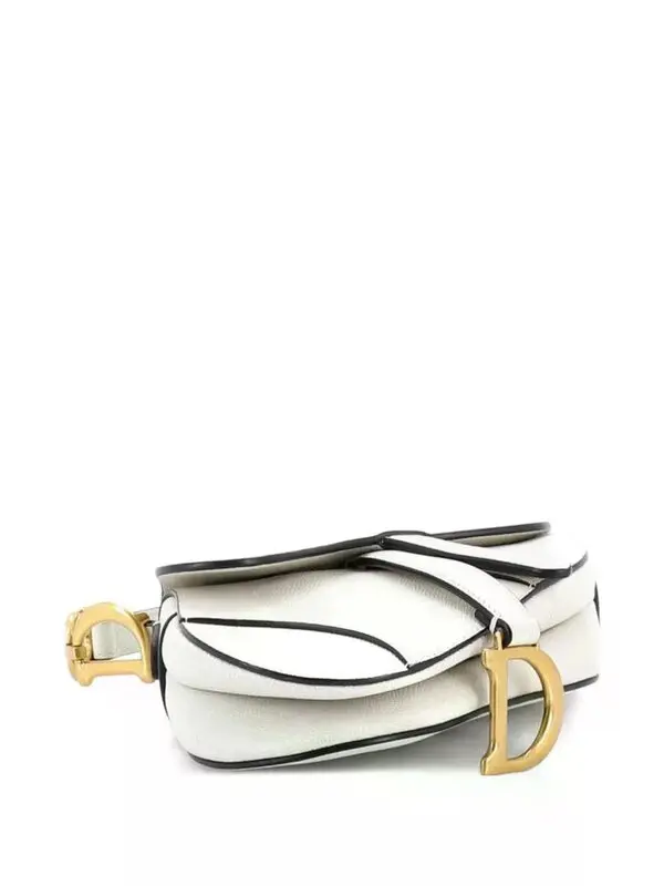 Dior Saddle Handbag Leather Mini Shoulder Bag