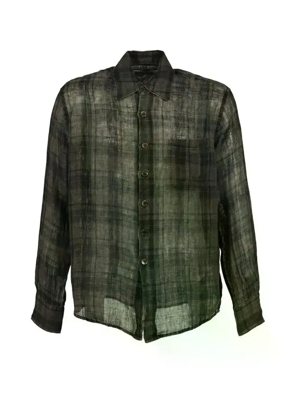 Our Legacy Above Checked Pocket Shirt