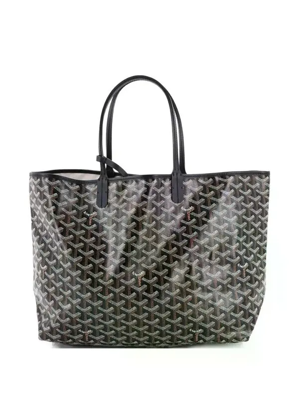 Goyard Saint Louis Coated Canvas Pm Tote Bag - Black