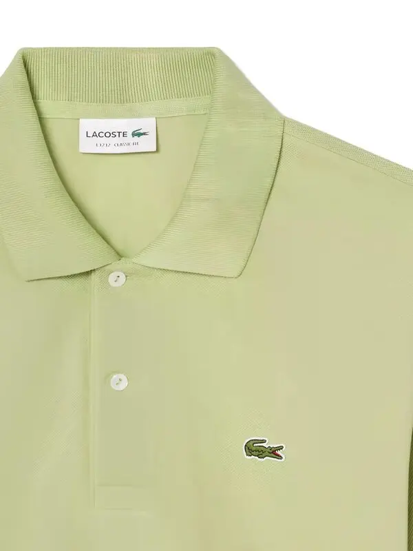 Lacoste Short-sleeve Logo-embroidered Polo Shirt - Green