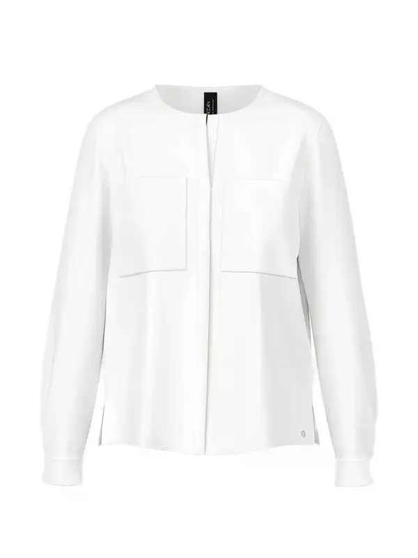 MARCCAIN Chest-pocket Blouse - White