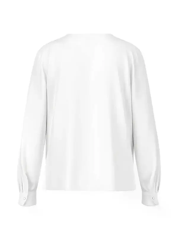 MARCCAIN Chest-pocket Blouse - White