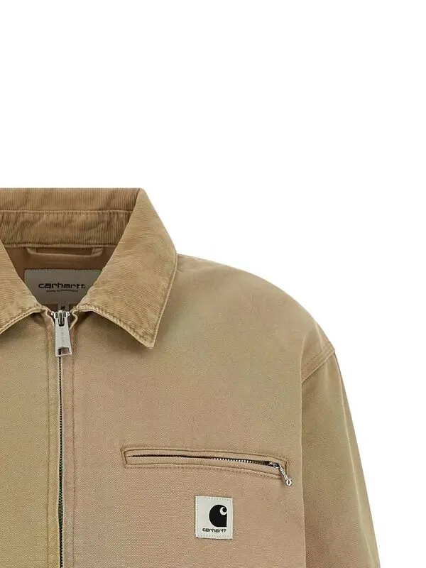 Carhartt Work In Progress Logo-patch Bomber Jacket - Neutrals