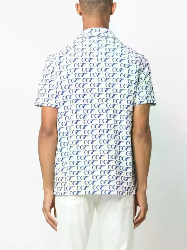 Orlebar Brown Howell James Bond-print Shirt - White