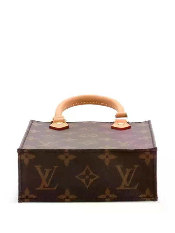 LOUIS VUITTON Petit Sac Plat Monogram Canvas Crossbody Bag