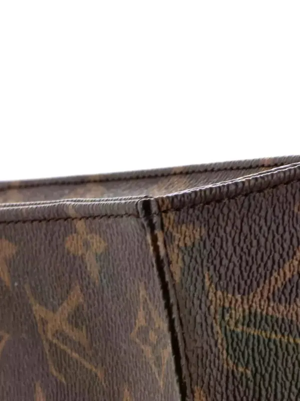 LOUIS VUITTON Petit Sac Plat Monogram Canvas Crossbody Bag