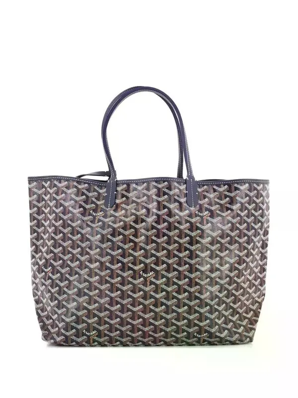 Goyard Saint Louis Coated Canvas Pm Tote Bag - Blue