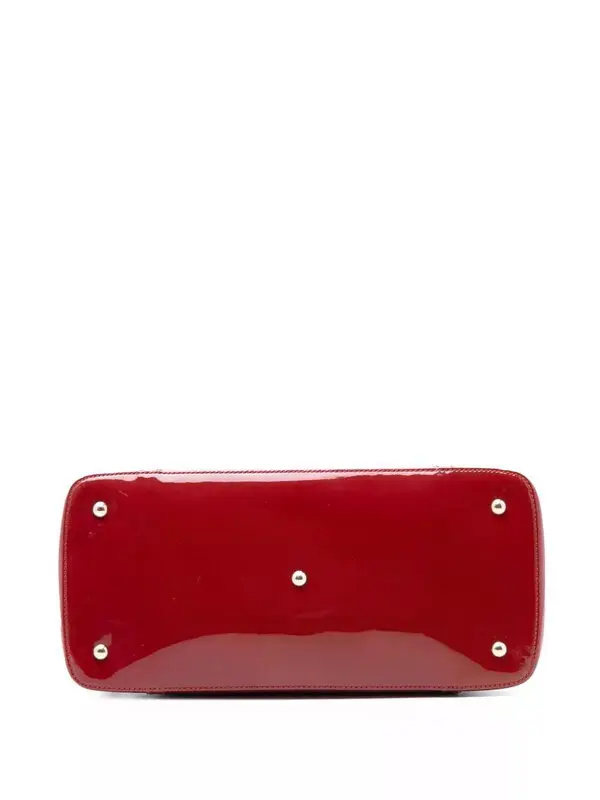 Gucci Large Microssima Patent Dome Satchel