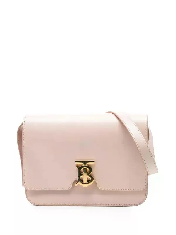 Burberry Medium Tb Monogram Crossbody Bag - Pink