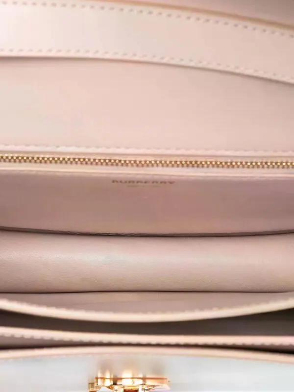Burberry Medium Tb Monogram Crossbody Bag - Pink