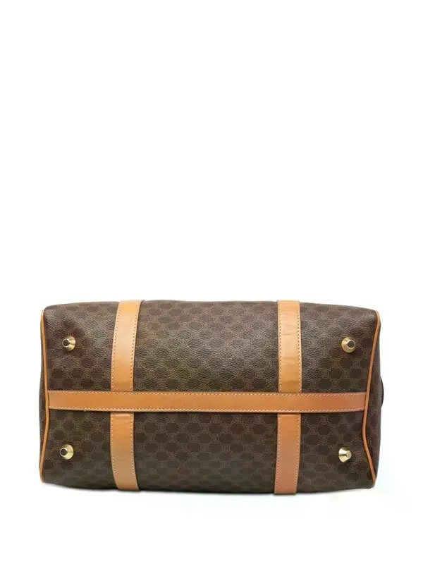Celine Macadam Coated Canvas Boston Bag