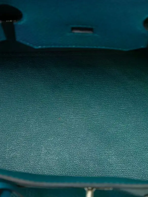 Hermès 2001-2002 Clemence Birkin Retourne 35 Handbag - Blue