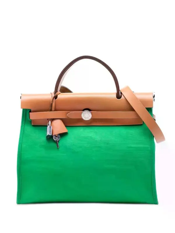 Hermès 2014 Toile Herbag Zip 31 Satchel