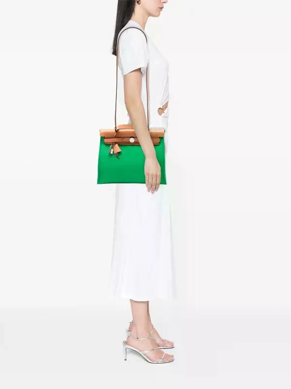 Hermès 2014 Toile Herbag Zip 31 Satchel
