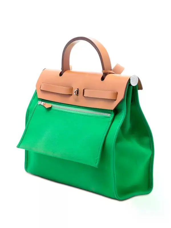 Hermès 2014 Toile Herbag Zip 31 Satchel