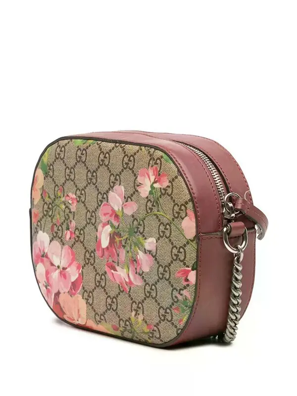Gucci Mini Gg Supreme Blooms Chain Crossbody Bag