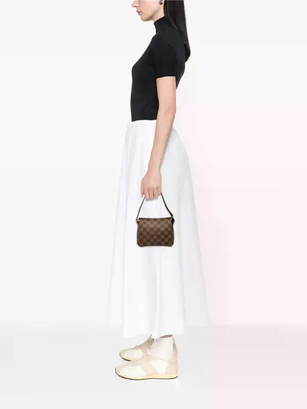 LOUIS VUITTON 2003 Damier Ebene Trousse Pochette Handbag