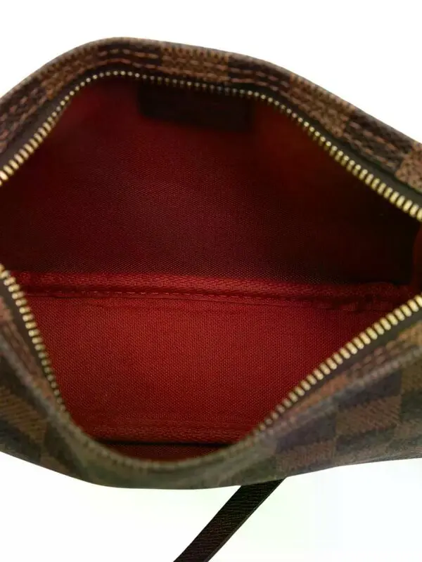 LOUIS VUITTON 2003 Damier Ebene Trousse Pochette Handbag