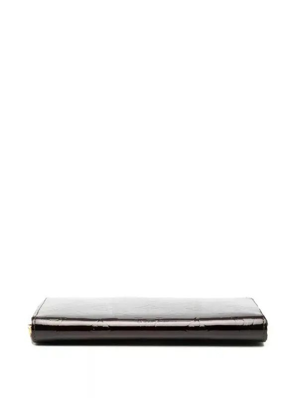 LOUIS VUITTON 2009 Monogram Vernis Zippy Wallet Long Wallets - Purple