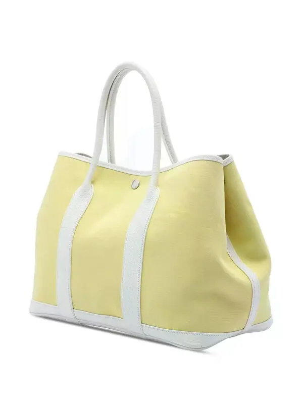 Hermès 2014 Toile And Negonda Garden Party 36 Tote Bag - Yellow