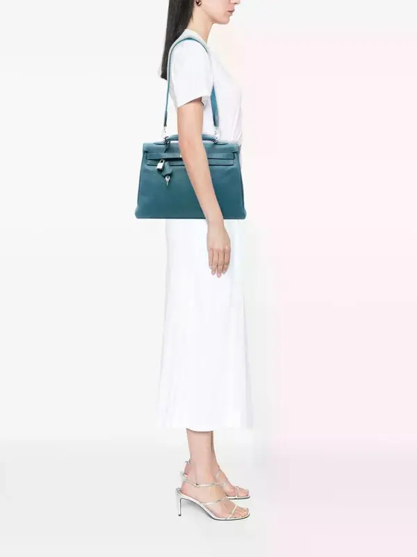 Hermès 2013 Kelly Ii Retourne 35 Satchel - Blue