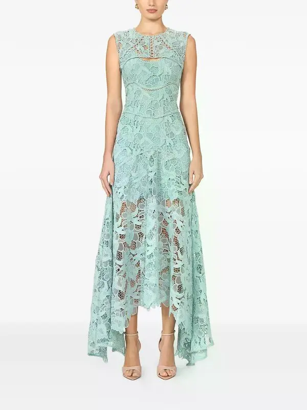 Costarellos Janica Lace Gown - Blue