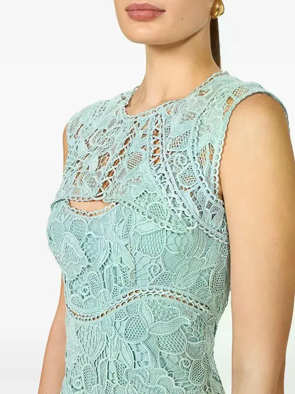Costarellos Janica Lace Gown - Blue