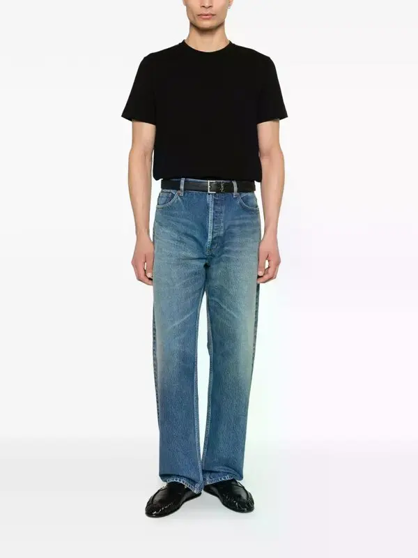 Saint Laurent Crew Neck T-shirt - Black