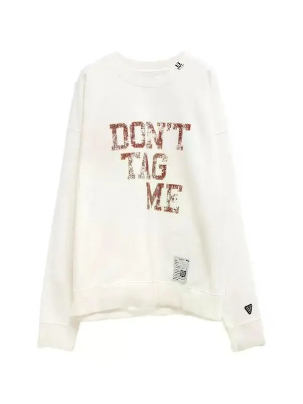 Mihara Yasuhiro Crew-neck Text-print Sweatshirt