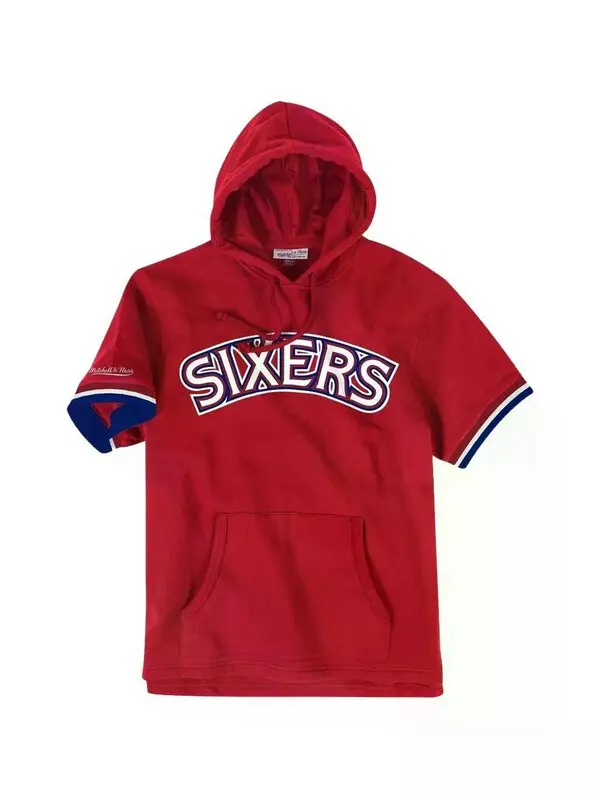 Mitchell & Ness Nba Philadelphia 76ers Short-sleeve Hoodie