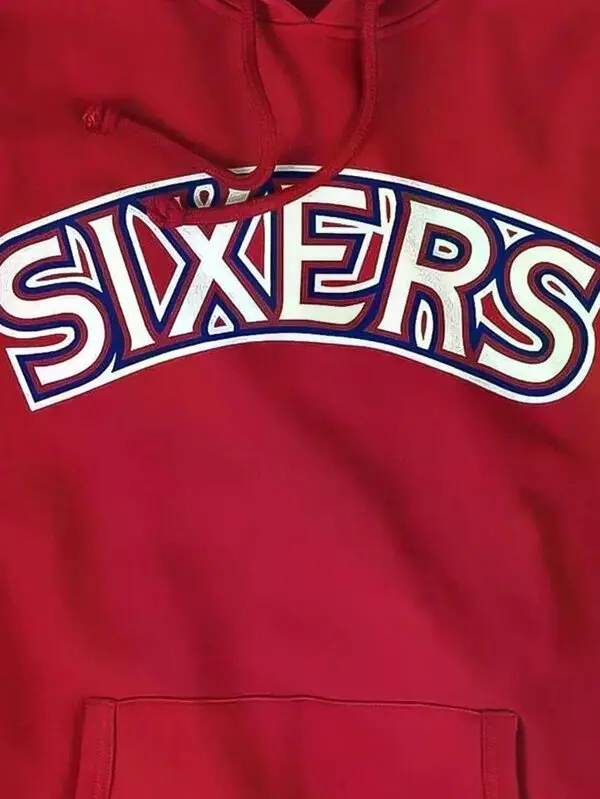Mitchell & Ness Nba Philadelphia 76ers Short-sleeve Hoodie
