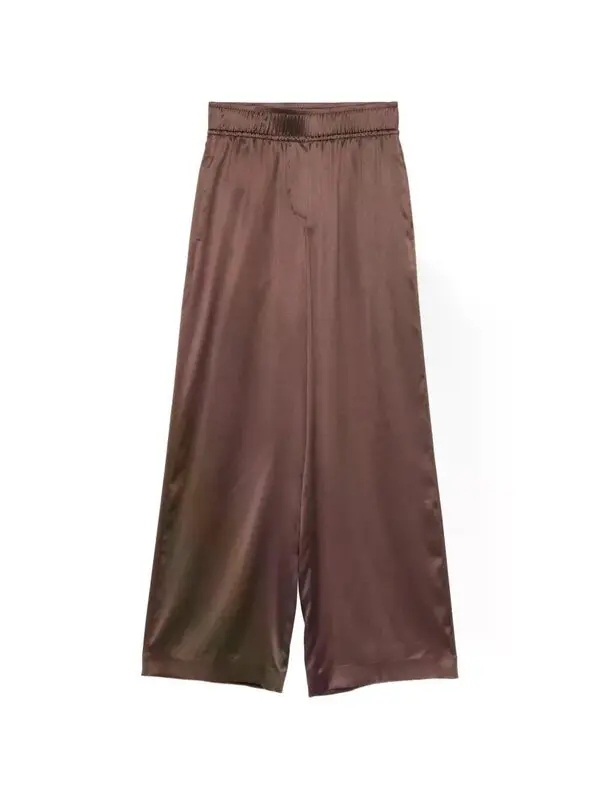 Brunello Cucinelli Wide Leg Trousers - Brown