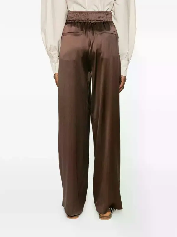 Brunello Cucinelli Wide Leg Trousers - Brown