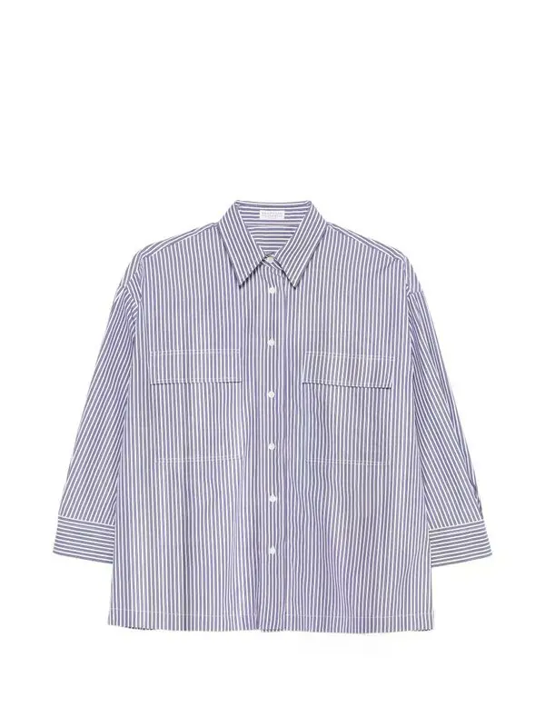 Brunello Cucinelli Striped Cotton Shirt