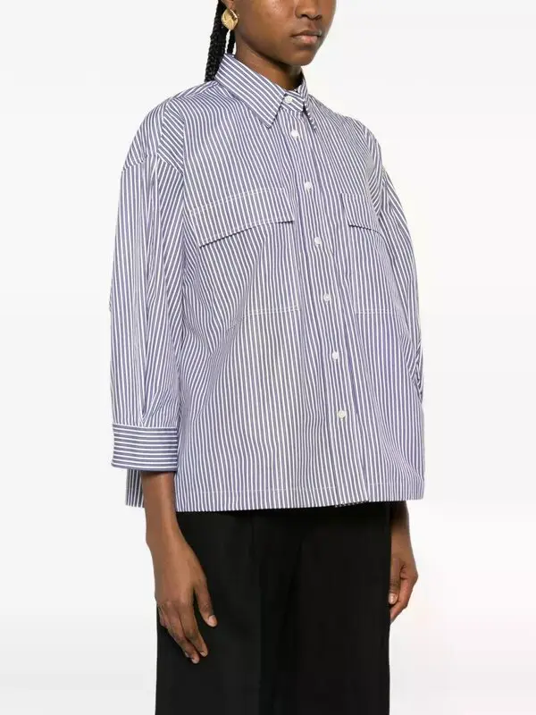 Brunello Cucinelli Striped Cotton Shirt