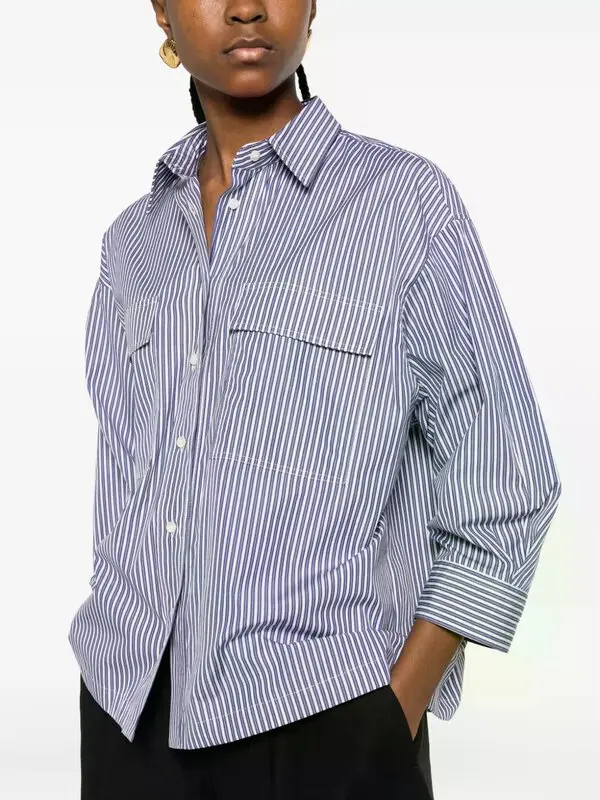 Brunello Cucinelli Striped Cotton Shirt