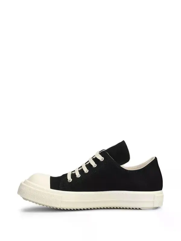 Rick Owens Temple Eyelet Lace-up Sneakers - Black