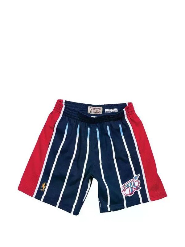 Mitchell & Ness Houston Rockets 1996-97 Road Swingman Shorts - Blue