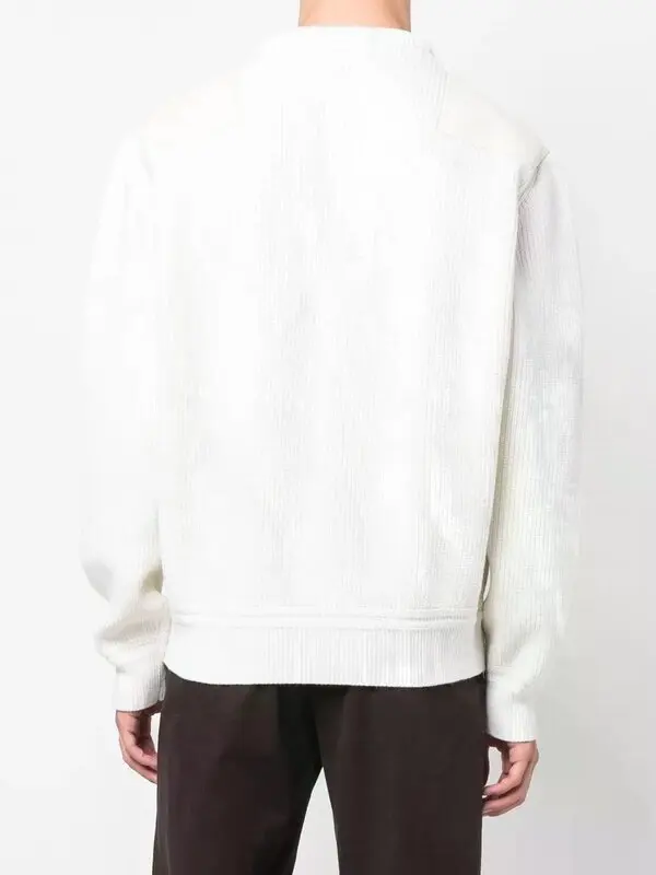 Zegna Ribbed Crew-neck Sweatshirt