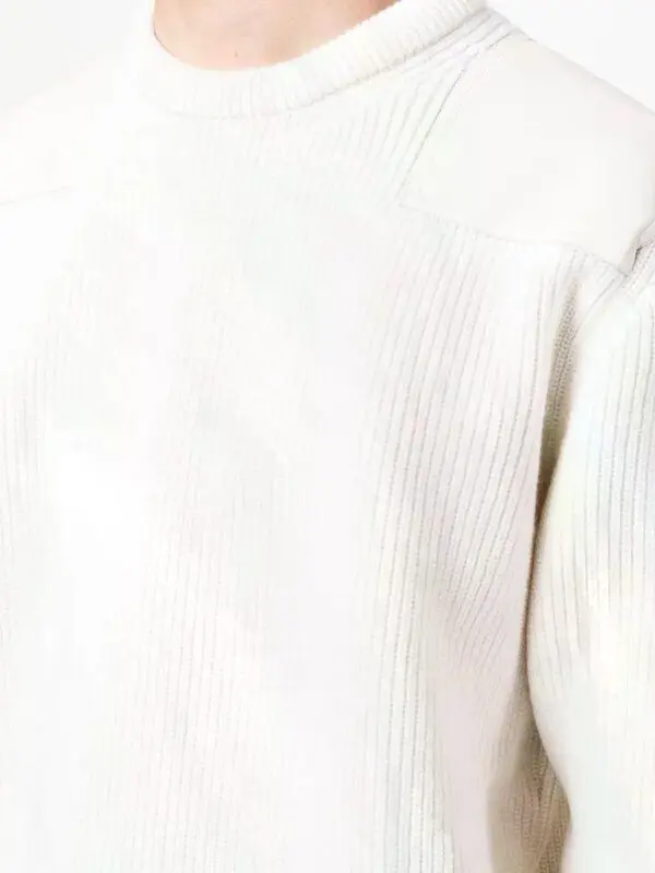 Zegna Ribbed Crew-neck Sweatshirt