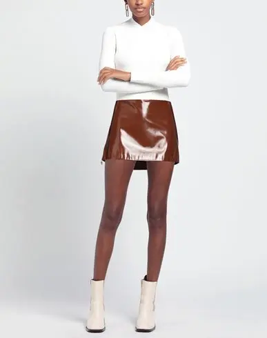 Acne Studios Mini Flared Skirt - Brown