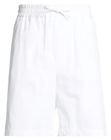 LARDINI Cotton Poplin Shorts - White
