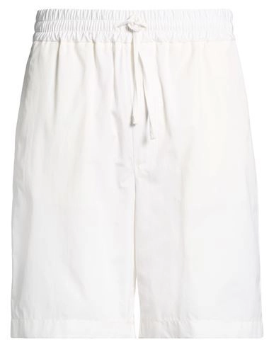 LARDINI Cotton Poplin Shorts - White