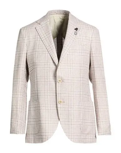 LARDINI Blazer Size Cotton, Linen - Beige