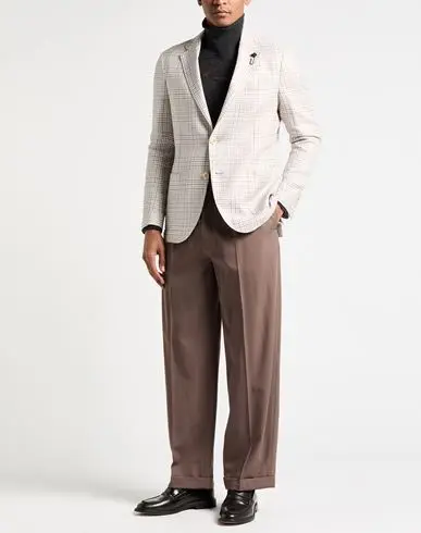 LARDINI Blazer Size Cotton, Linen - Beige