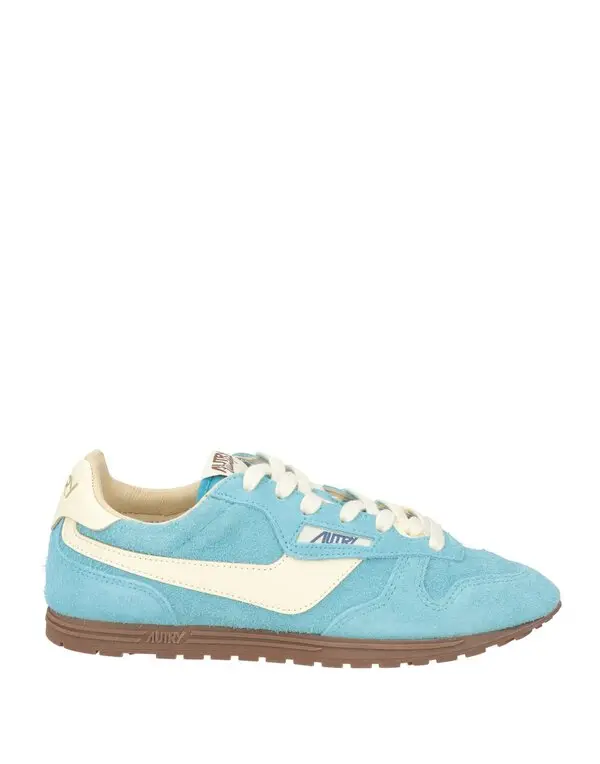 AUTRY Suede Low-top Sneakers - Turquoise